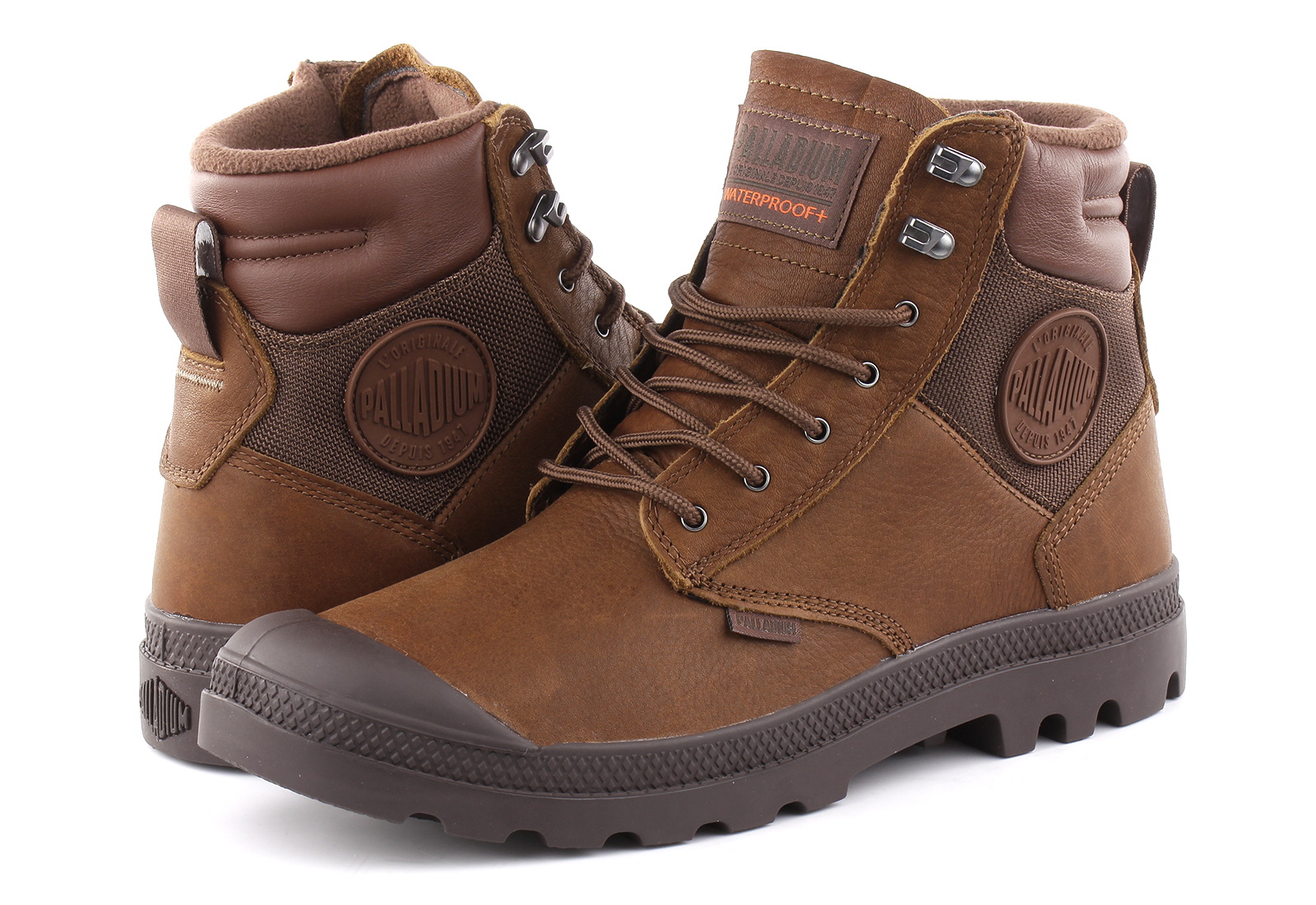 Palladium Trapery - Pampa Shield Wp+ Lth - 76844-257-M - Obuwie i buty ...